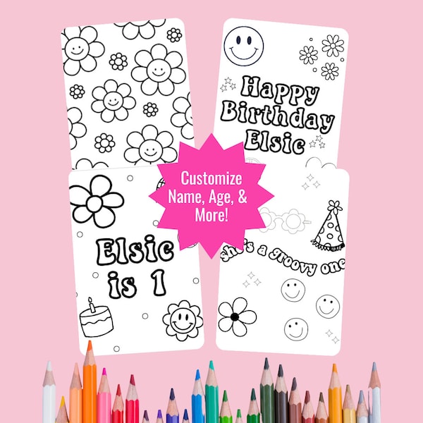 Groovy Birthday - Etsy