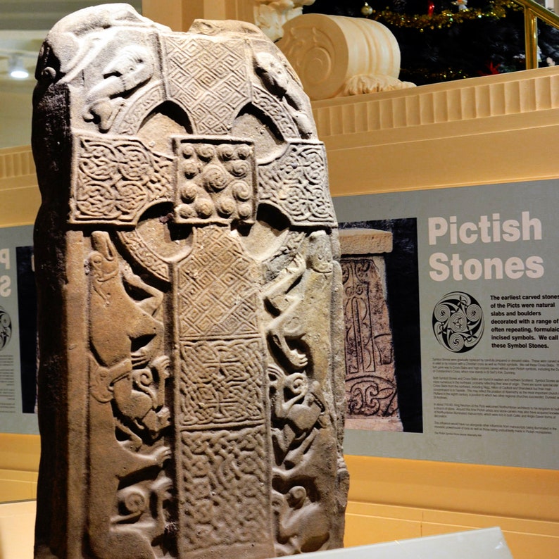 St. Madoes Pictish Cross Slab. Wall Hanging. Scotland - Etsy