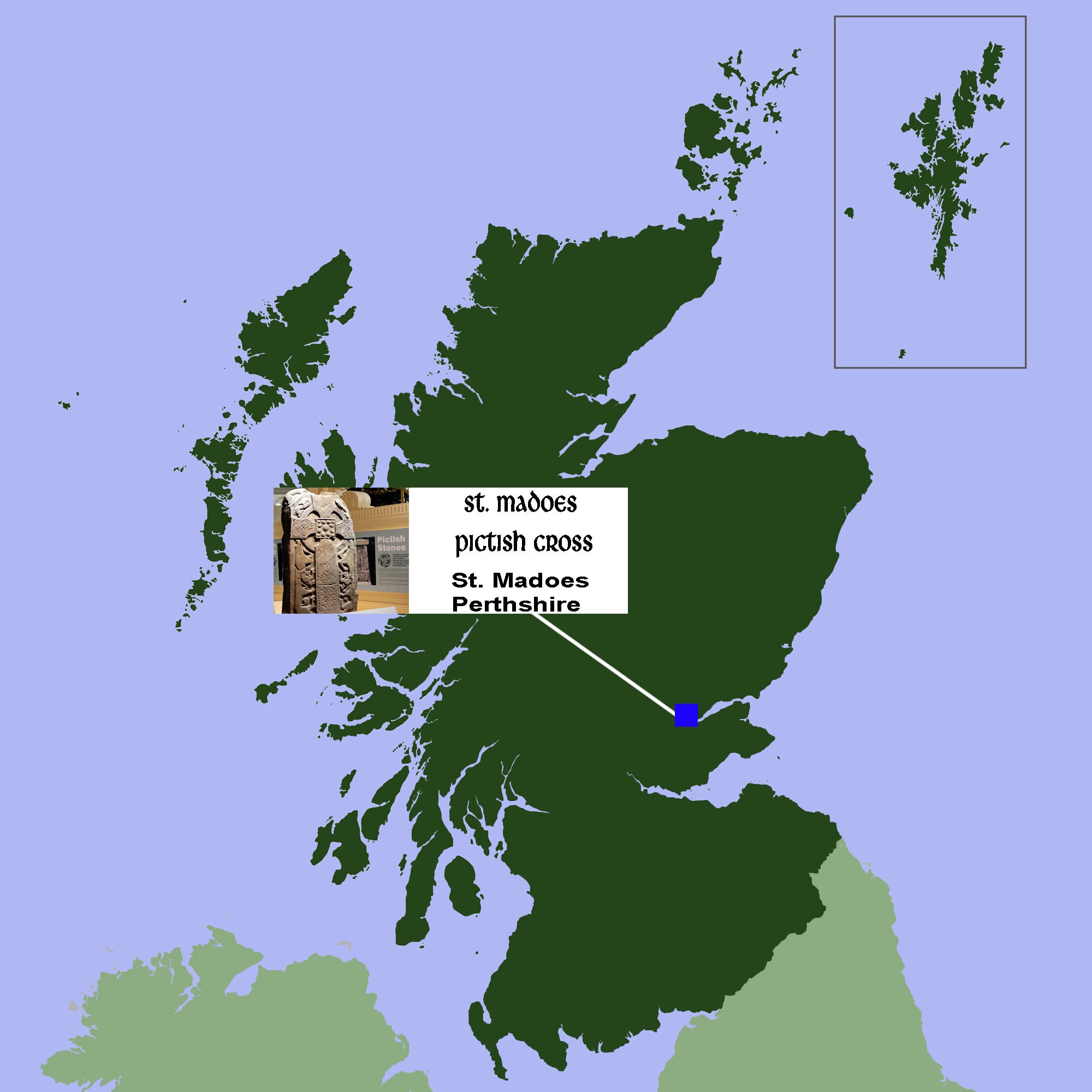 St. Madoes Pictish Cross Slab. Wall Hanging. Scotland | Etsy