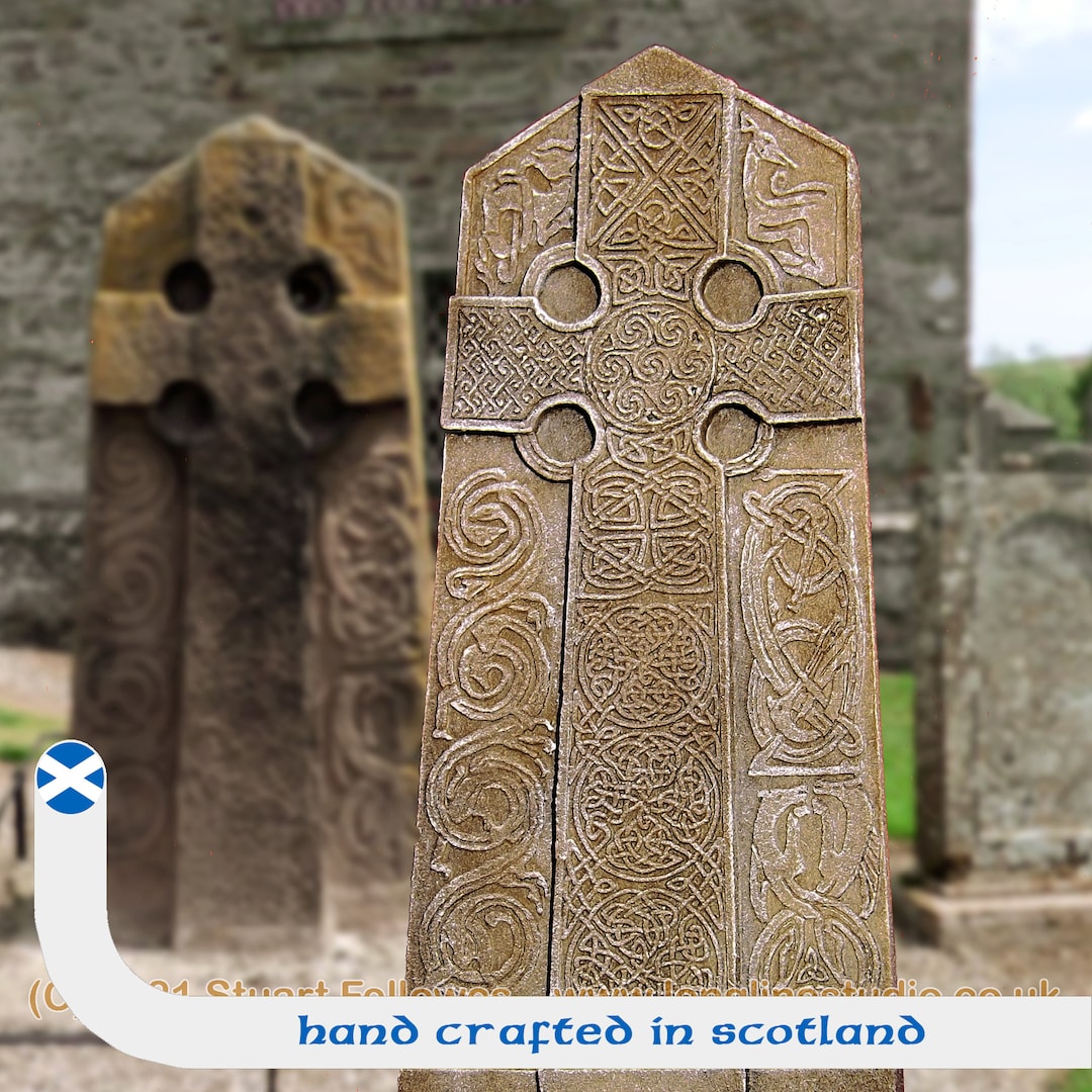 Aberlemno 'churchyard' Pictish Cross, Hand Made Resin Wall Hanging ...