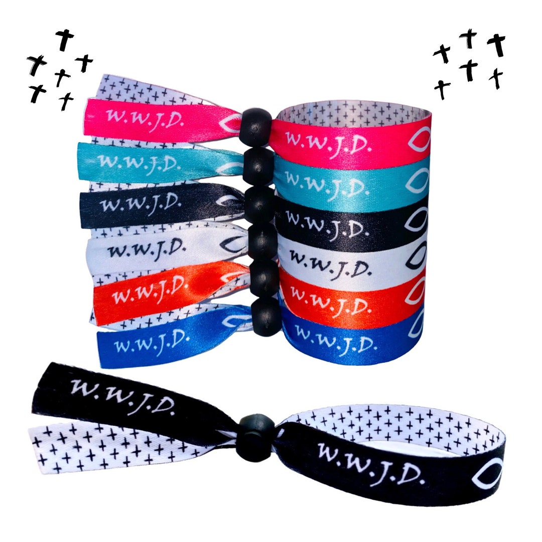 24 Pack of WWJD REVERSIBLE Bracelets - Etsy