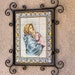 Wrought Iron Picture Frame; Mirror, Tile, Artwork Displays; Hand-forged ...