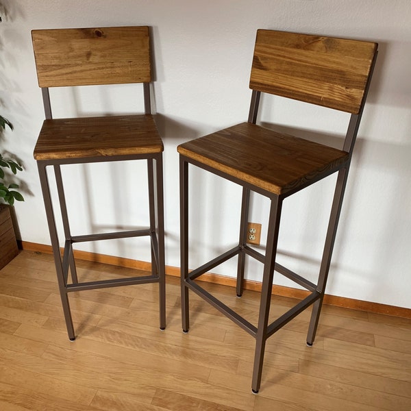 Reclaimed Bar Stool - Etsy