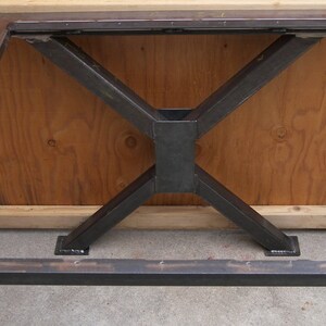 Industrial Farmhouse Metal Table Base Modern Urban Steel Table Bases - Etsy