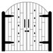 Rustic Wood Gate; Artisan Crafted Hacienda, Ranch, Southwestern, Tuscan ...