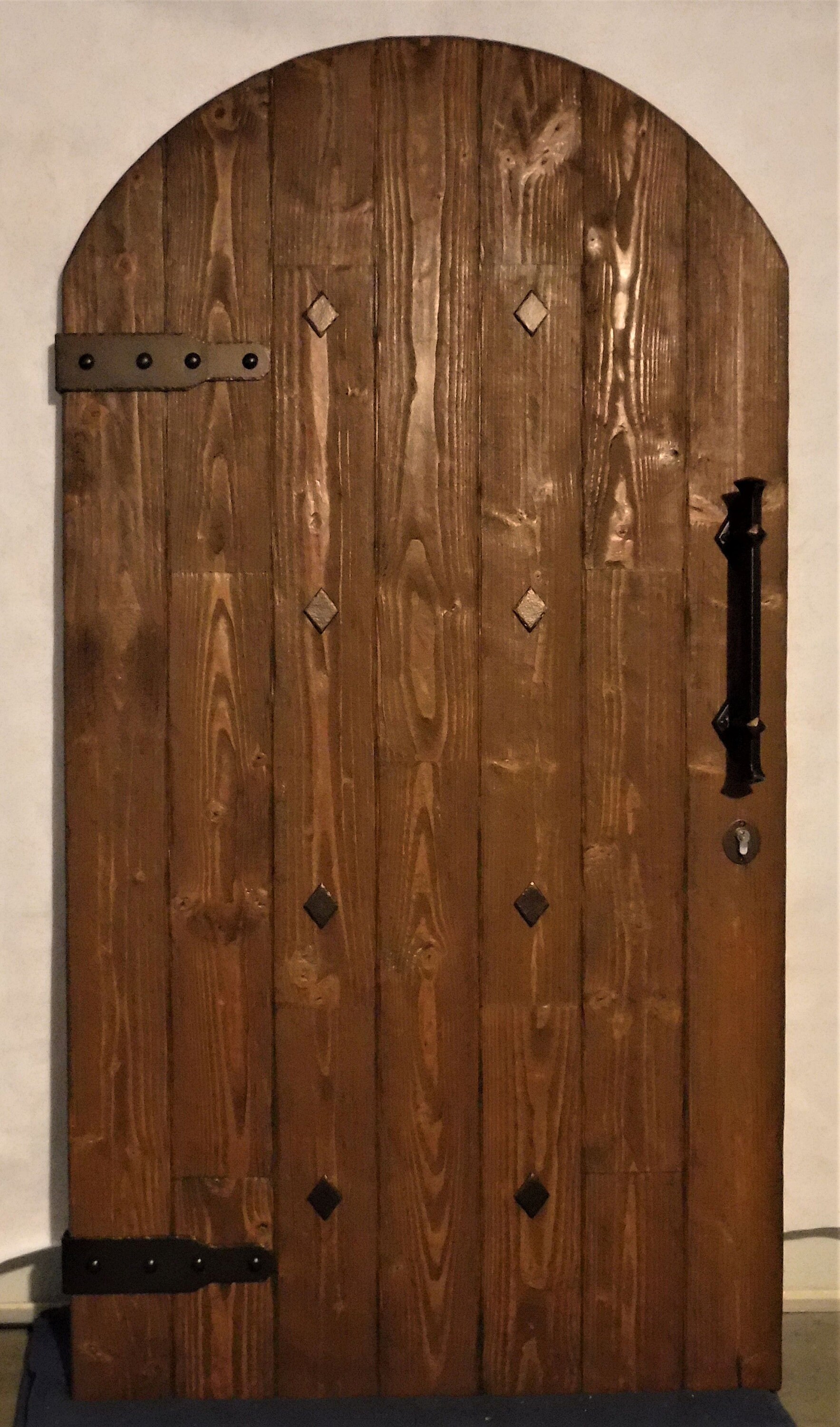 Rustic Gate; Courtyard, Garden Entry Gate; Wood & Iron Artisan Crafted ...