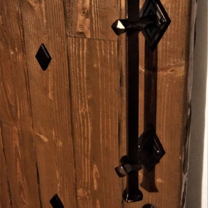 Rustic Gate; Courtyard, Garden Entry Gate; Wood & Iron Artisan Crafted ...