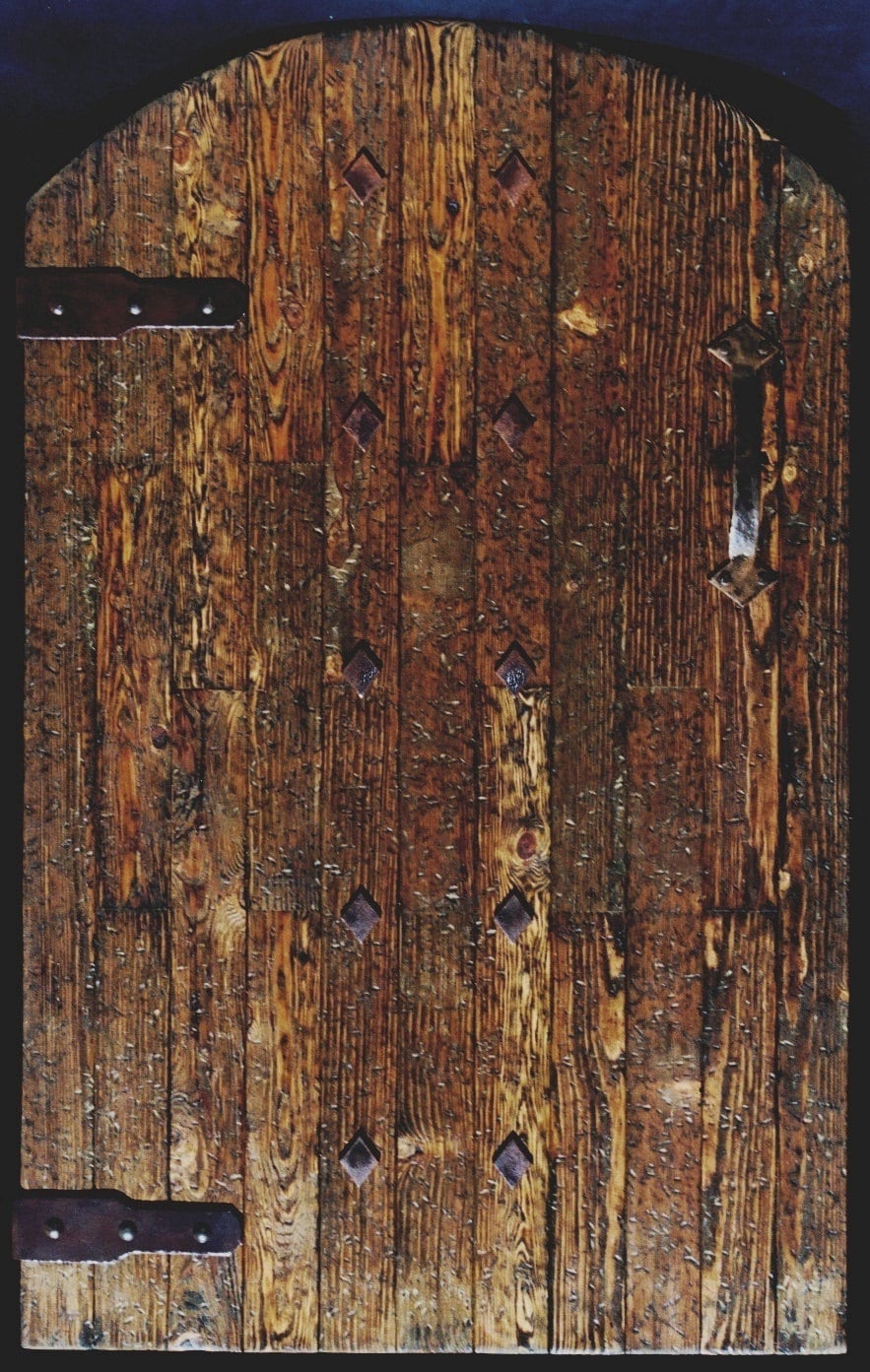 Rustic Wood Gate; Artisan Crafted Hacienda, Ranch, Southwestern, Tuscan ...