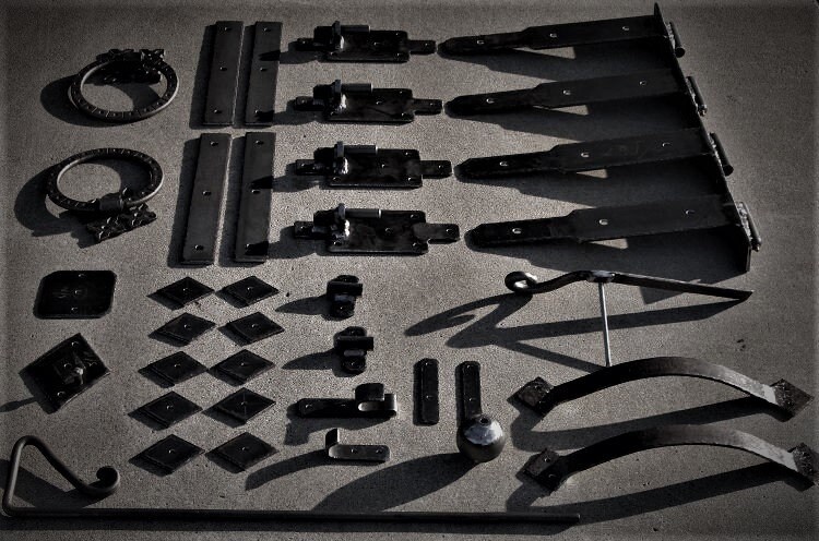 Rustic Gate; Courtyard, Garden Entry Gate; Wood & Iron Artisan Crafted ...