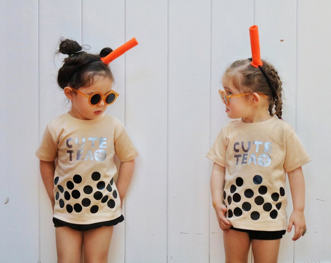 Toddler Halloween Costume, Toddler Boba Bubble Tea Costume Girl Boy ...