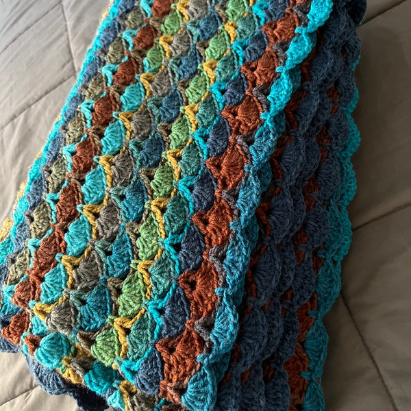 Shell Afghan - Etsy