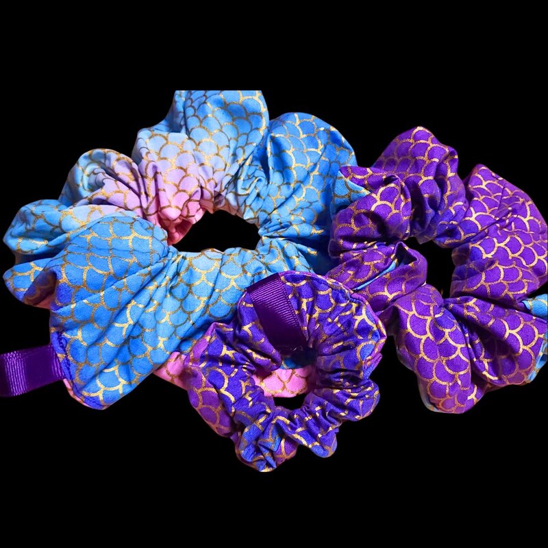 Mermaid Scrunchie - Etsy