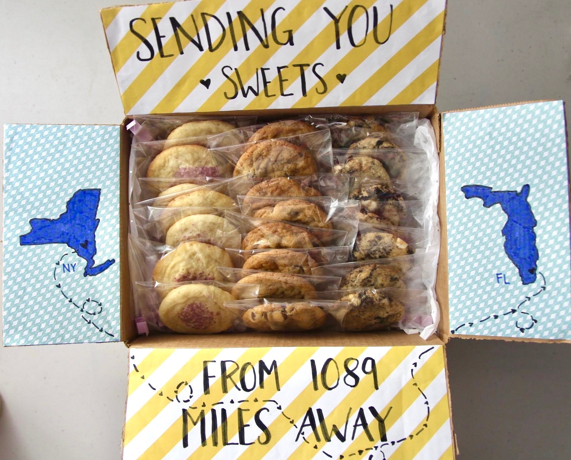 2 Dozen Cookies Care Package Gift Care Package Long - Etsy