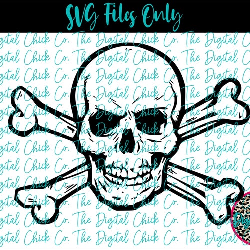Skull & Cross Bones Cutting File SVG EPS DXF - Etsy