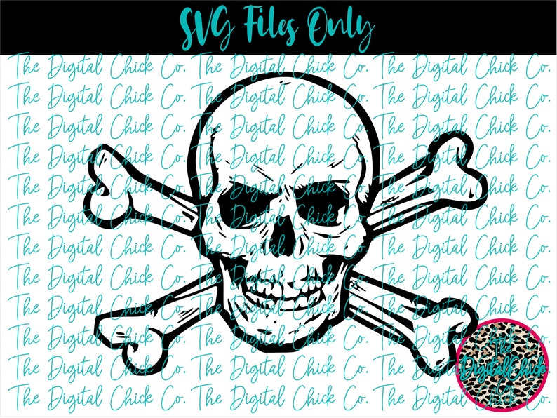 Skull & Cross Bones - Cutting File - SVG EPS DXF - Etsy