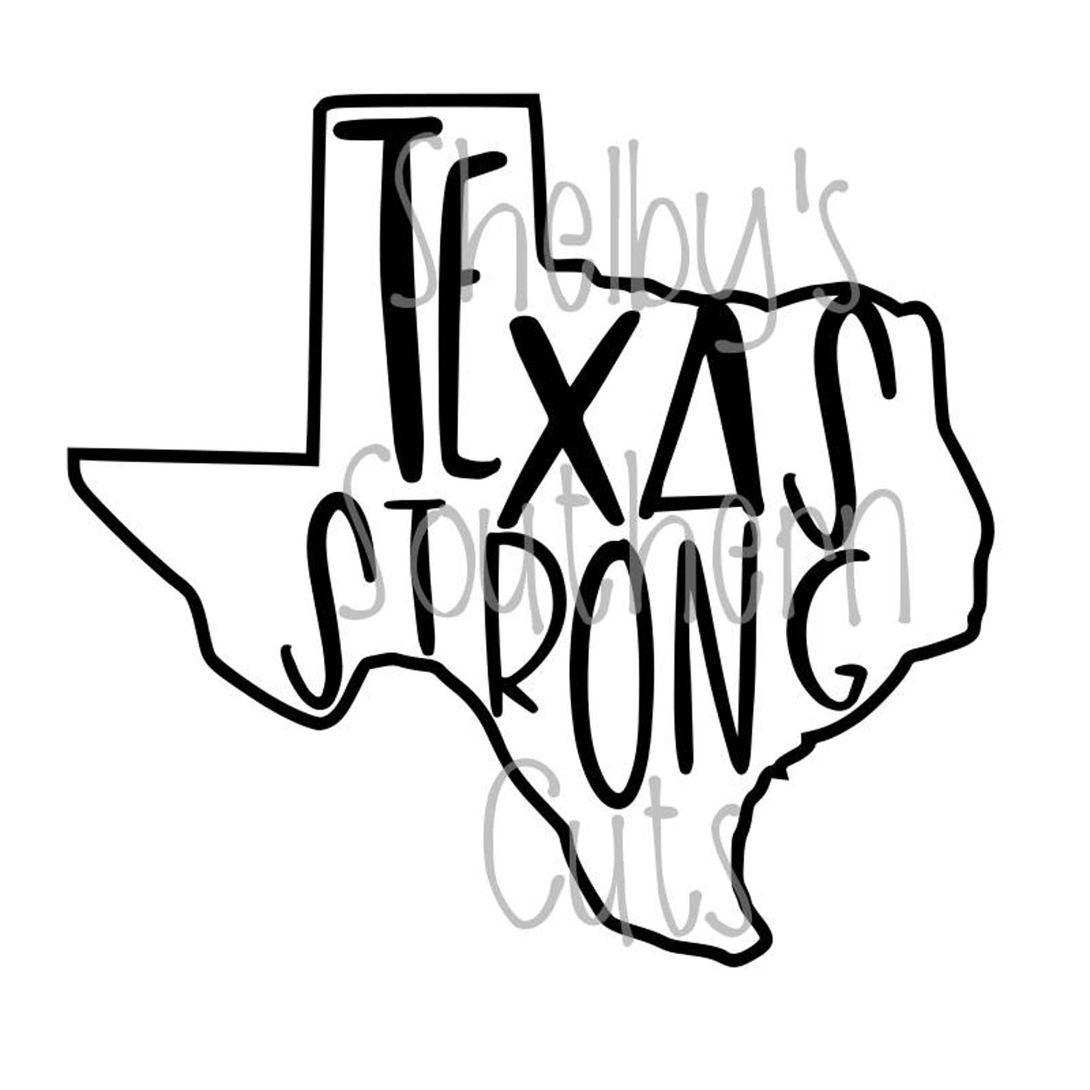 Texas Strong SVG File - Etsy
