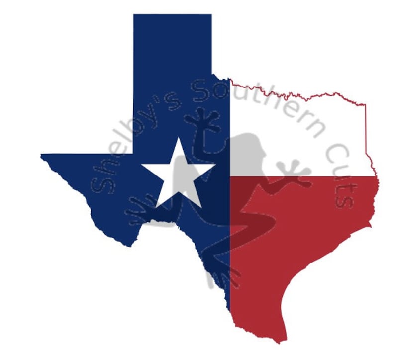 State of Texas Flag SVG File - Etsy