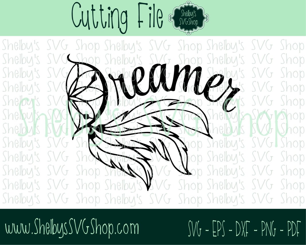 Dreamer Dream Catcher - Cutting File - Etsy
