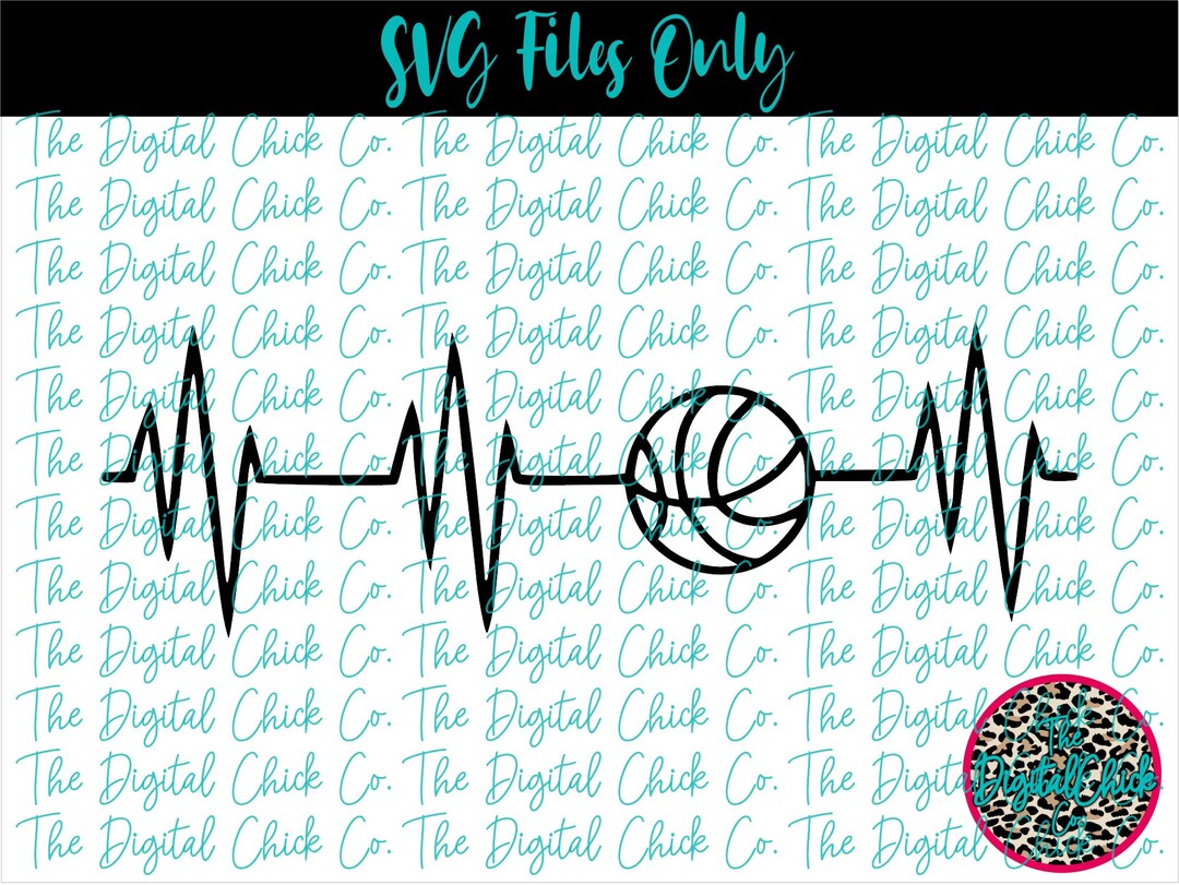 Basketball - Heartbeat - SVG - READ DESCRIPTION - Etsy