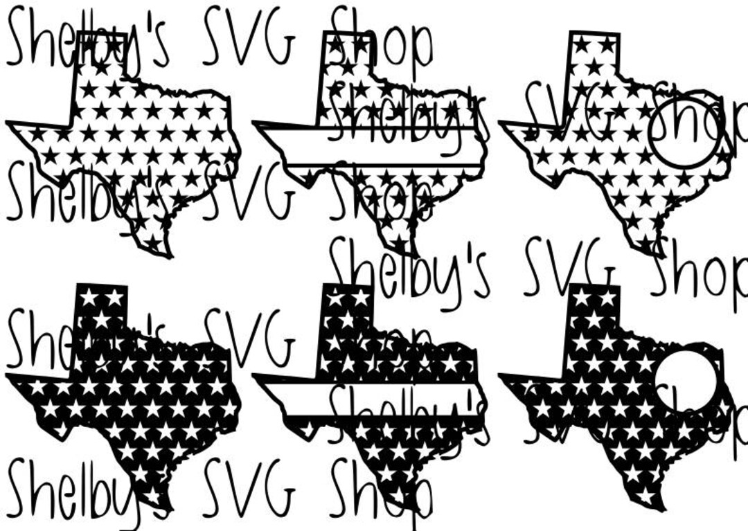Texas Star Set - SVG - Etsy