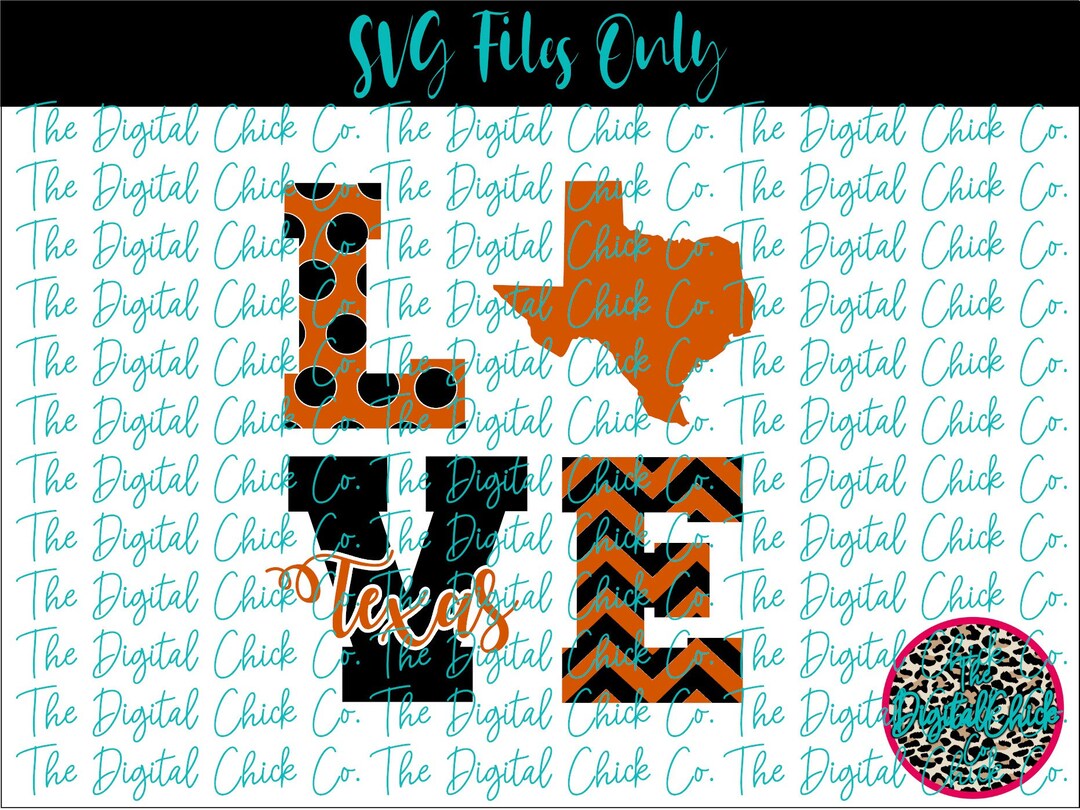 Love Texas - SVG - Etsy