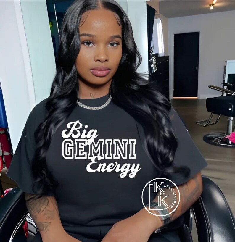 Big Gemini Energy T-shirt Birthday T-shirt Statement T-shirt Zodiac T-shirt - Etsy