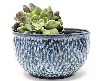 Blue Succulent Pot | Etsy