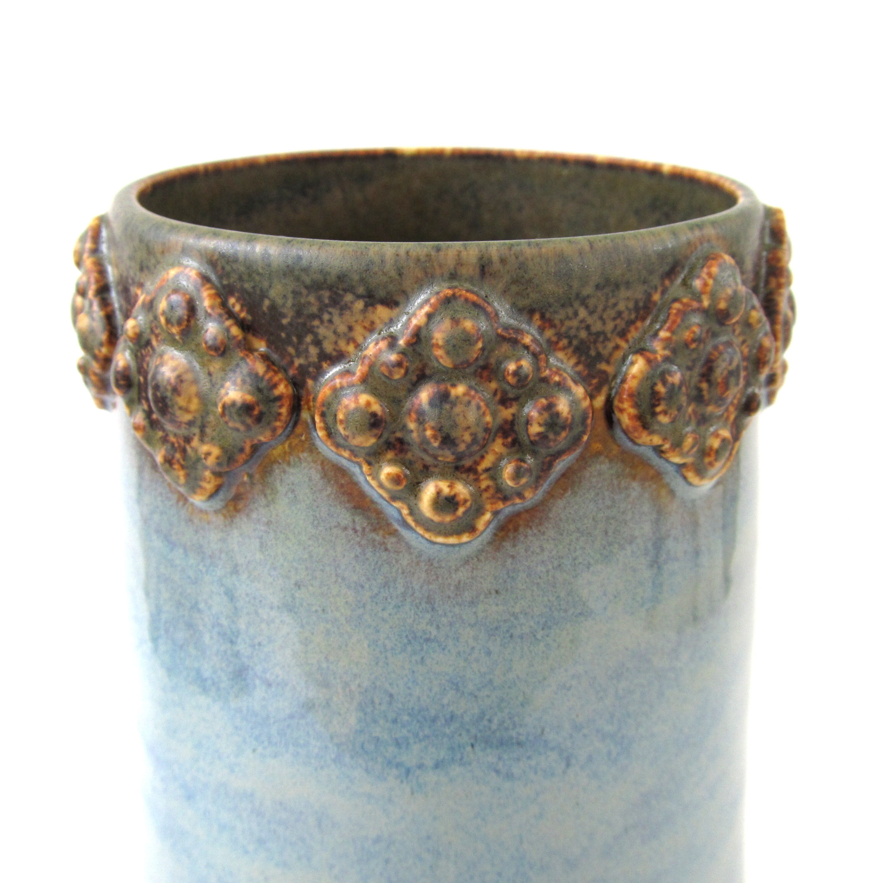 Tall Ceramic Vase Tall Pottery Vase Tall Flower Vase Blue | Etsy