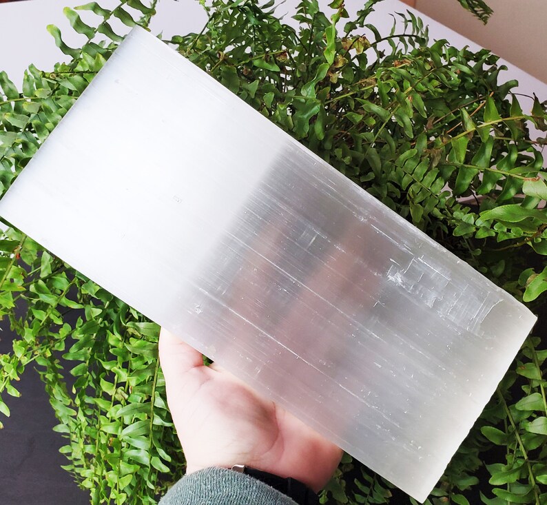 Selenite Plate Large Charging 10 - Etsy