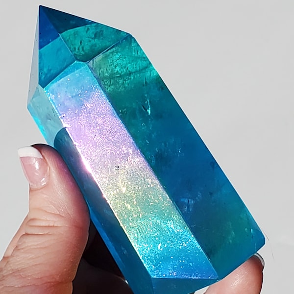 Aqua Aura Quartz - Etsy