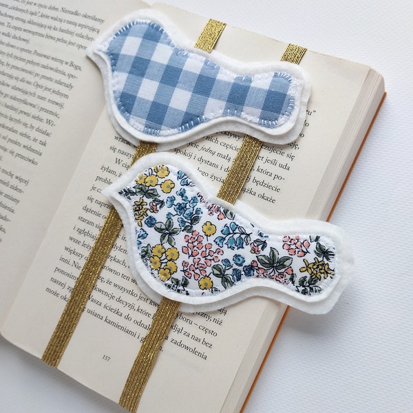Fabric Bookmark With Elastic - Etsy