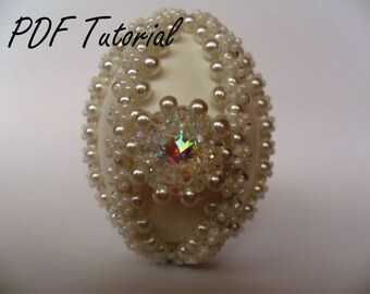 Beading Tutorial Ornament Easter Egg Tutorial Beaded Easter | Etsy