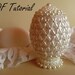 Tara - Easter Egg Ornament Beading Pattern Easter Decoration Beading Tutorial Easter Egg Table ...