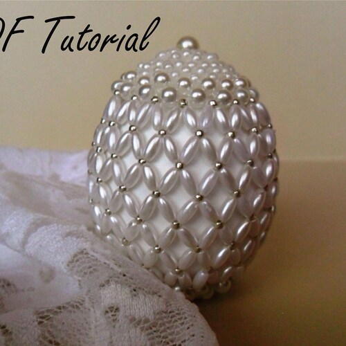Tara Easter Egg Ornament Beading Pattern Easter Decoration - Etsy