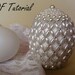 Lora - Easter Egg Ornament Beading Pattern Easter Decoration Beading ...