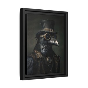 Steampunk Raven Picture Wall Art Print Vintage Industrial Victorian ...