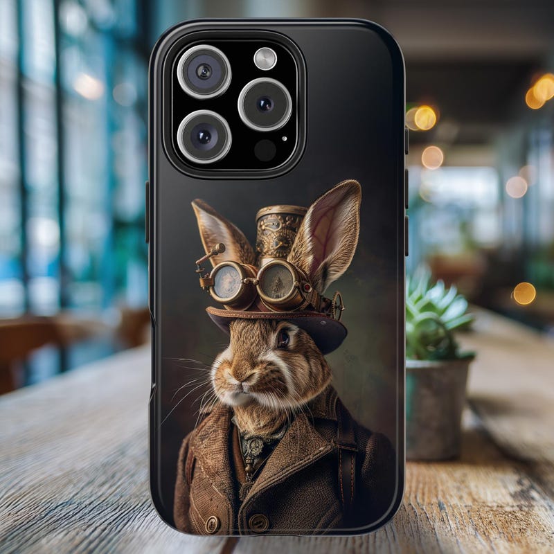 Vintage Rabbit Phone Case - Etsy
