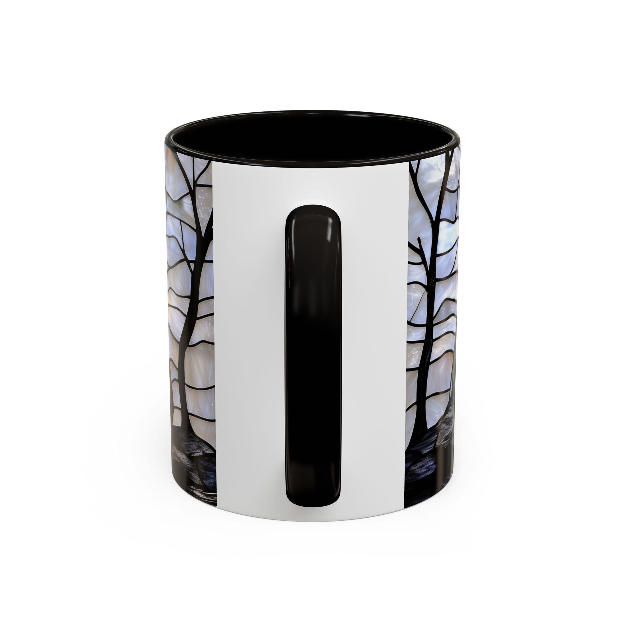 Wolves Stained Glass Mug Coffee Cup 11oz & 15oz Wolf Art Gift, Dog ...