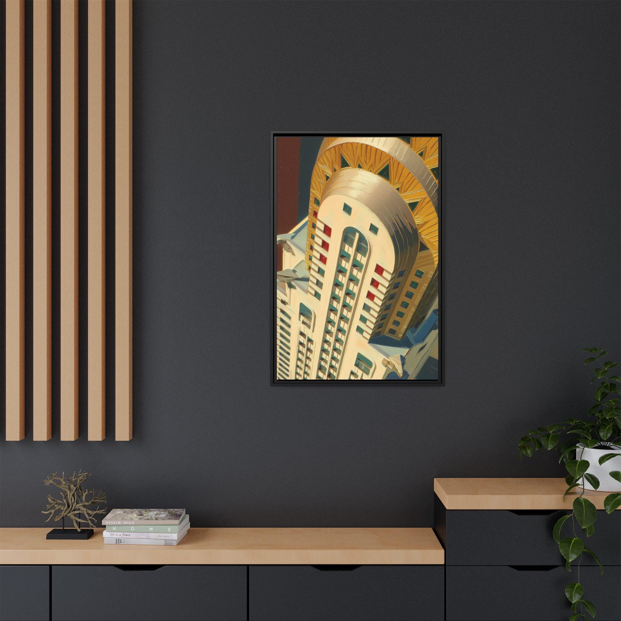 Chrysler Building Art Print NYC Architecture Art Deco Skyscraper Close ...