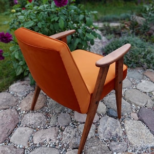 Customizable Mid Mod Armchair, Color of RUST, Rusty,rusted,sienna,umber ...