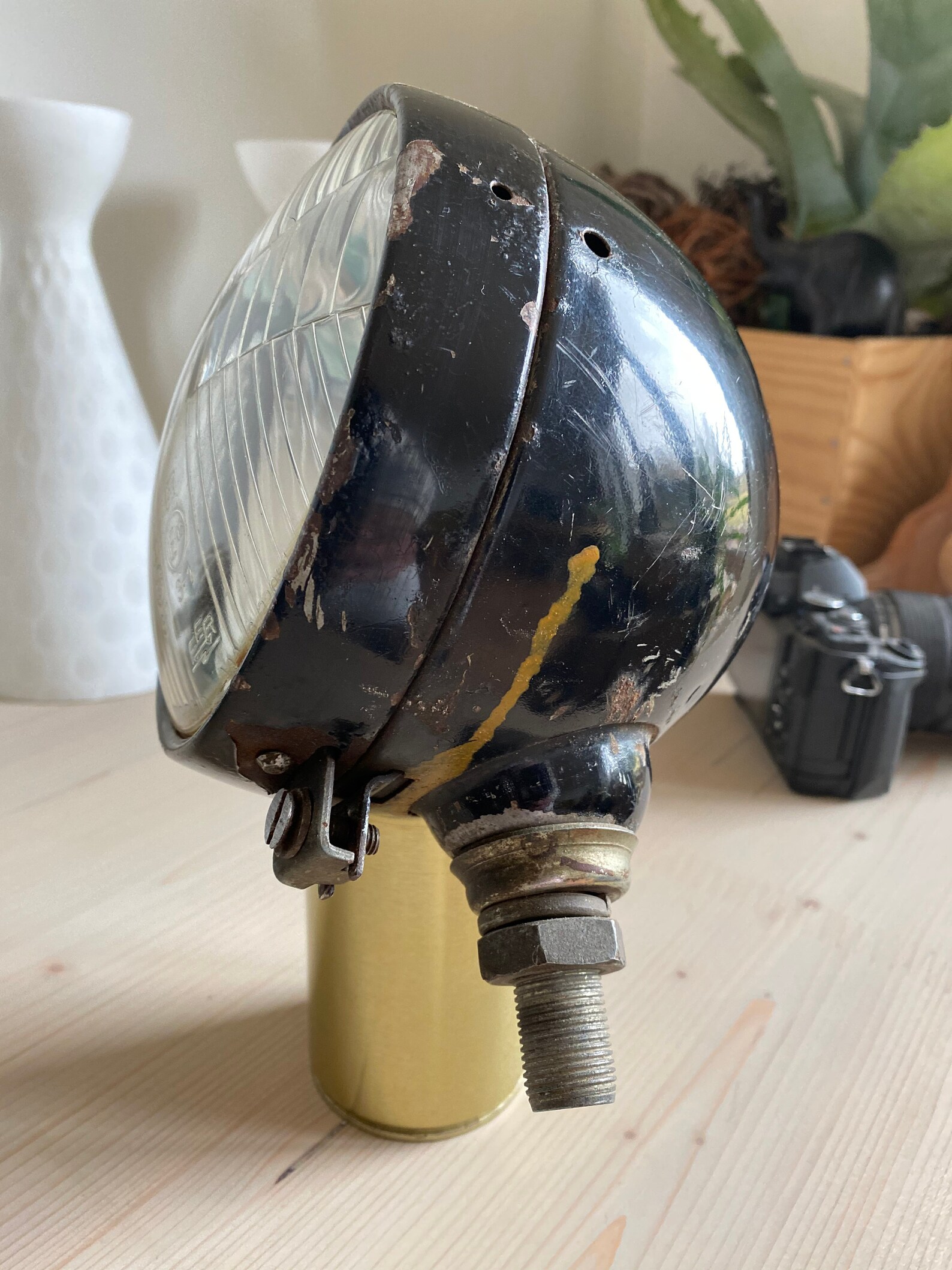 Vintage Industrial Headlight Lamp a Unique Loft Style - Etsy