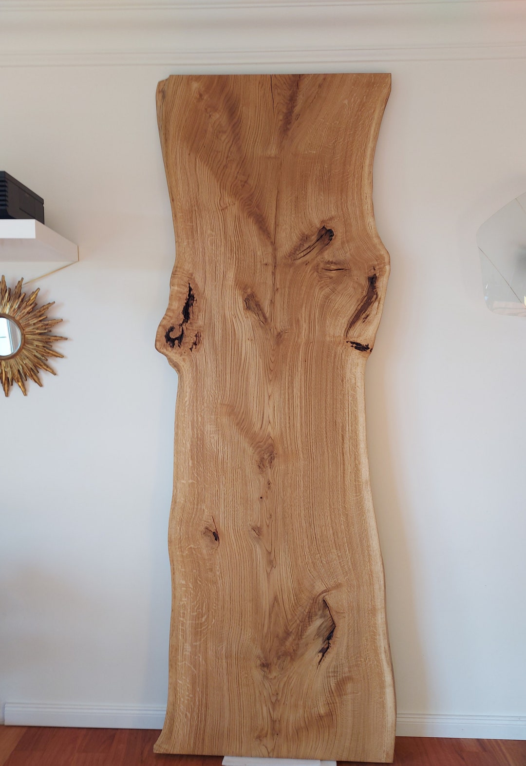 Majestic OAK Slab, Atelier, Sculptural, Live Edge, Home Office Desk ...