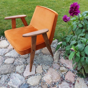 Customizable Mid Mod Armchair, Color of RUST, Rusty,rusted,sienna,umber ...