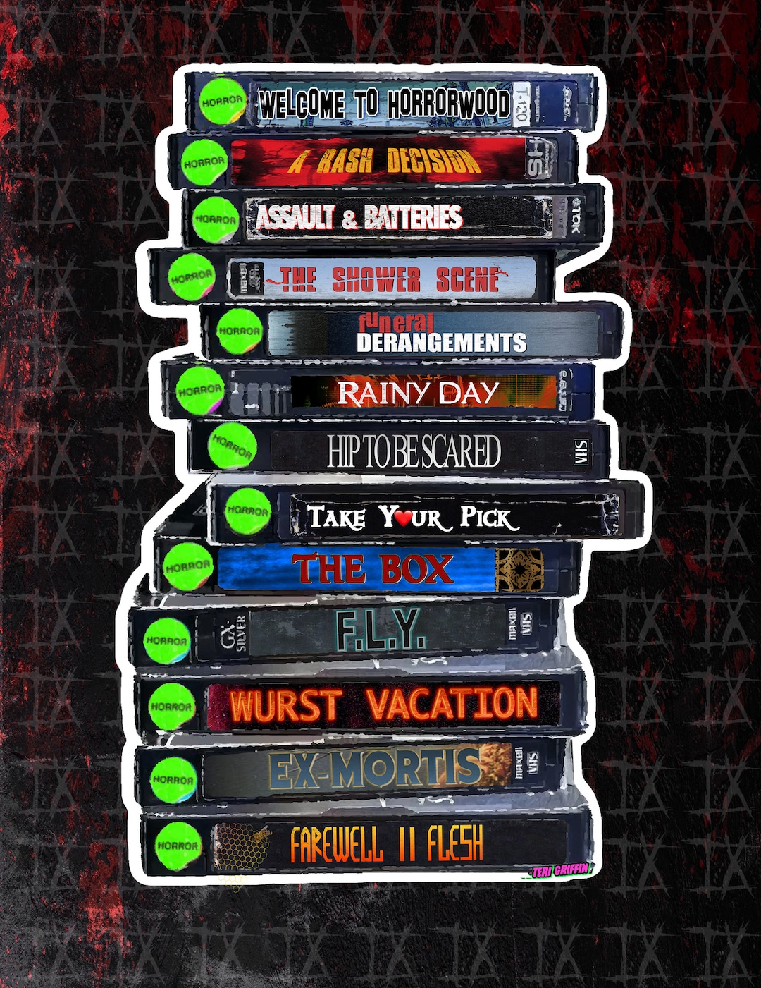 Welcome to Horrorwood/ink/vhs/horror/ice Nine Kills/horror - Etsy