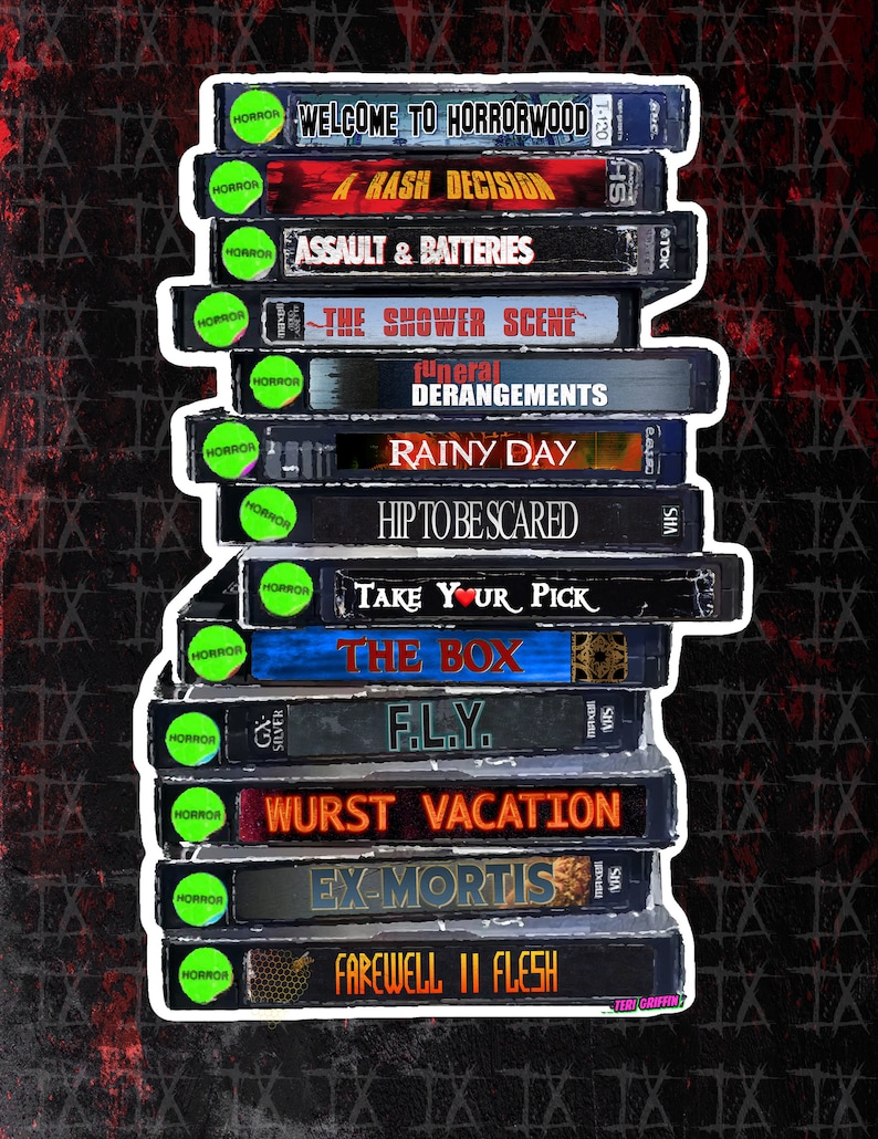 Welcome to Horrorwood/ink/vhs/horror/ice Nine Kills/horror Movie VHS ...