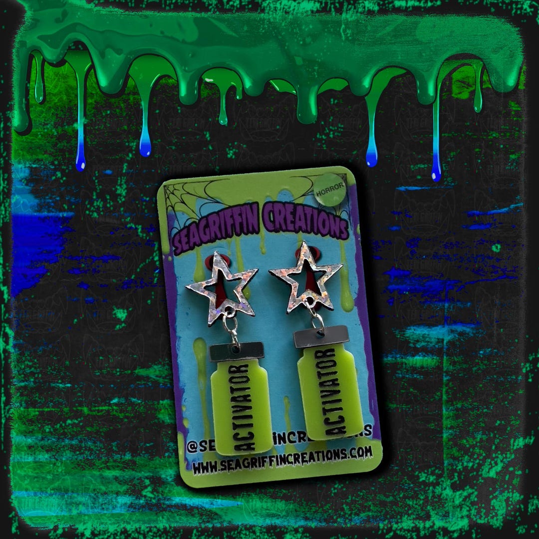 Buy Acrylic Earrings/monstro Elisasue/the Substance/movie Earrings ...