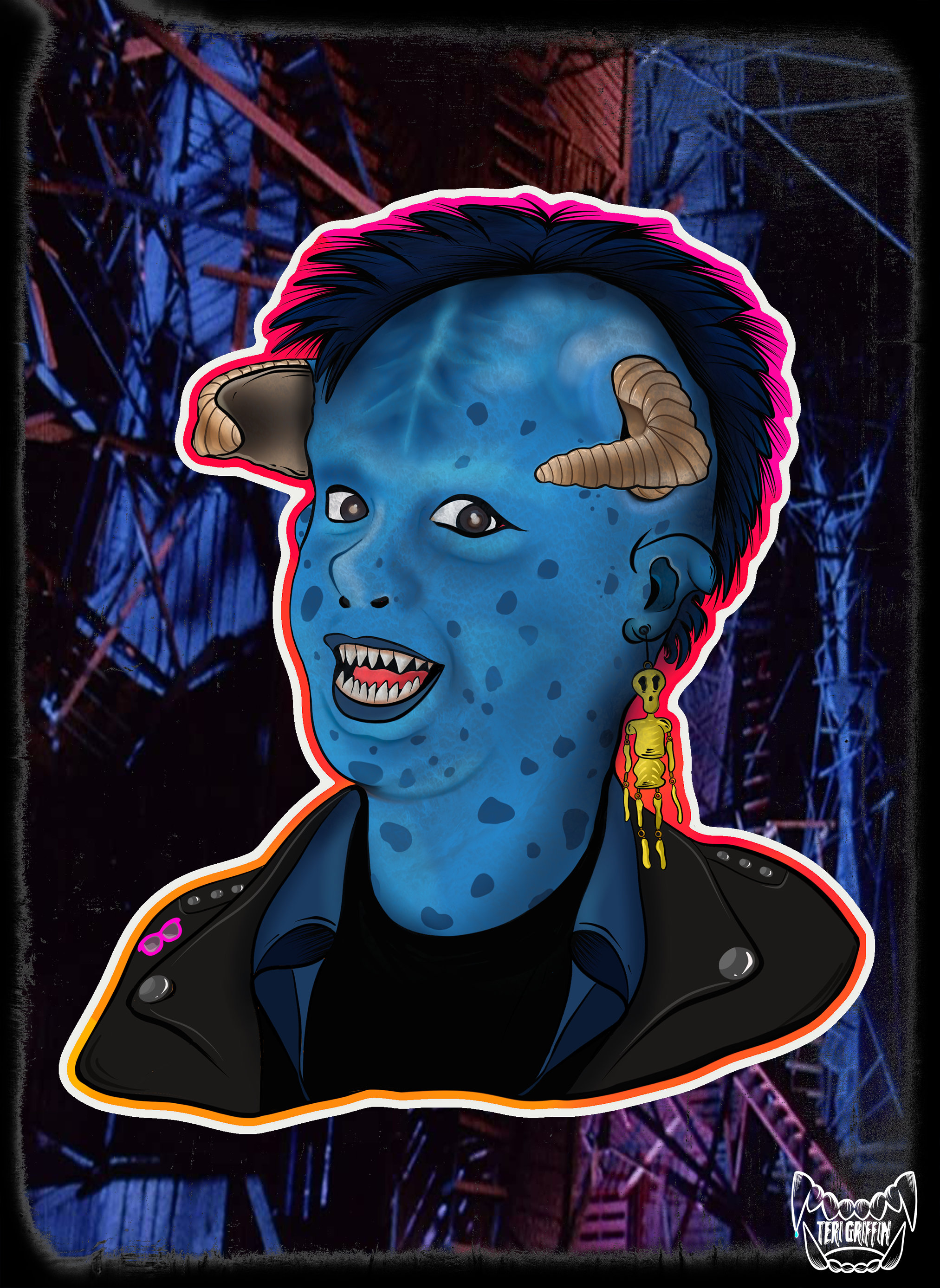 Little Monsters Maurice Drawing