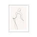 Female Form Line Art II. Abstract Pose Wall Art Print. Woman - Etsy
