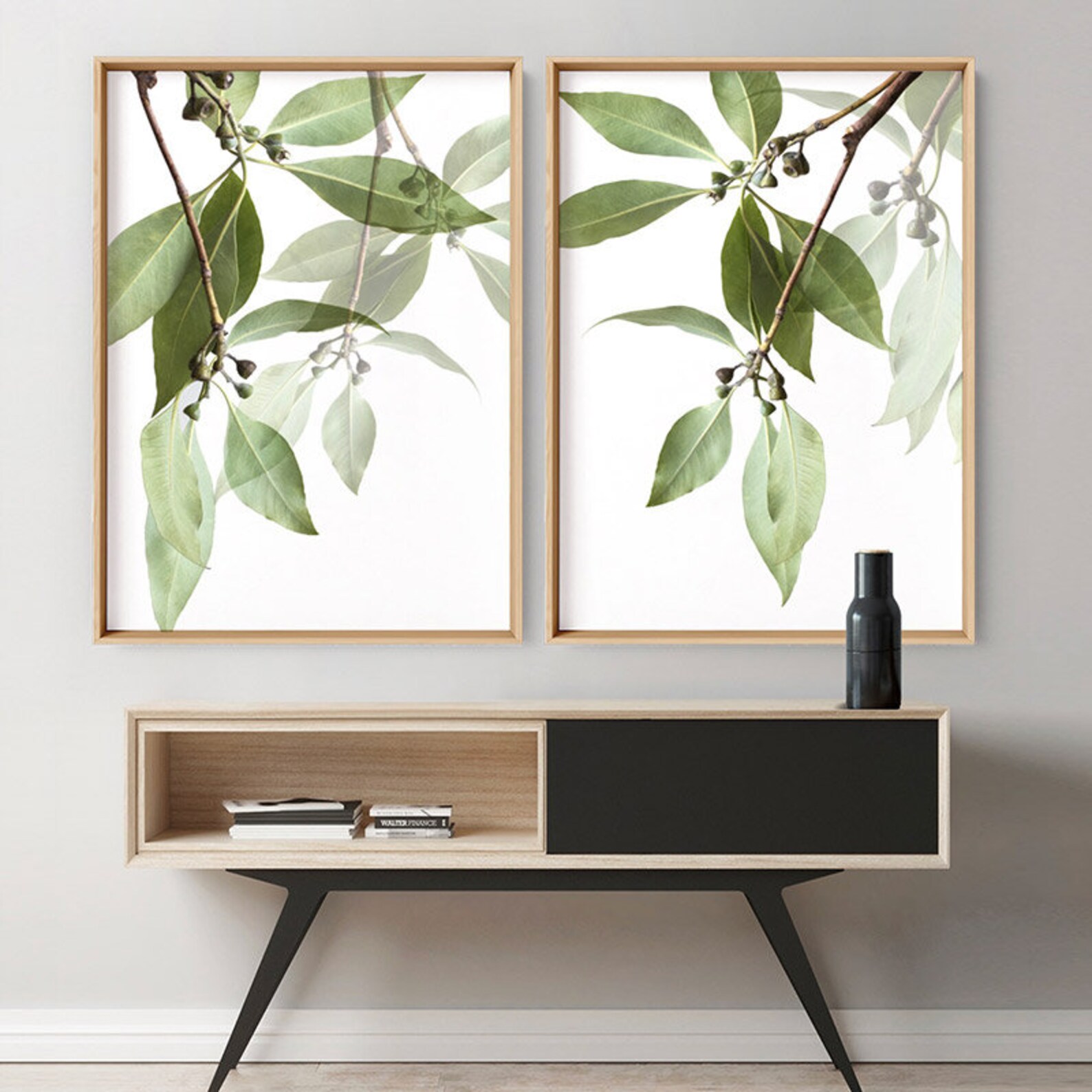 Australian Eucalyptus Gum Leaves II Wall Art. Poster or | Etsy