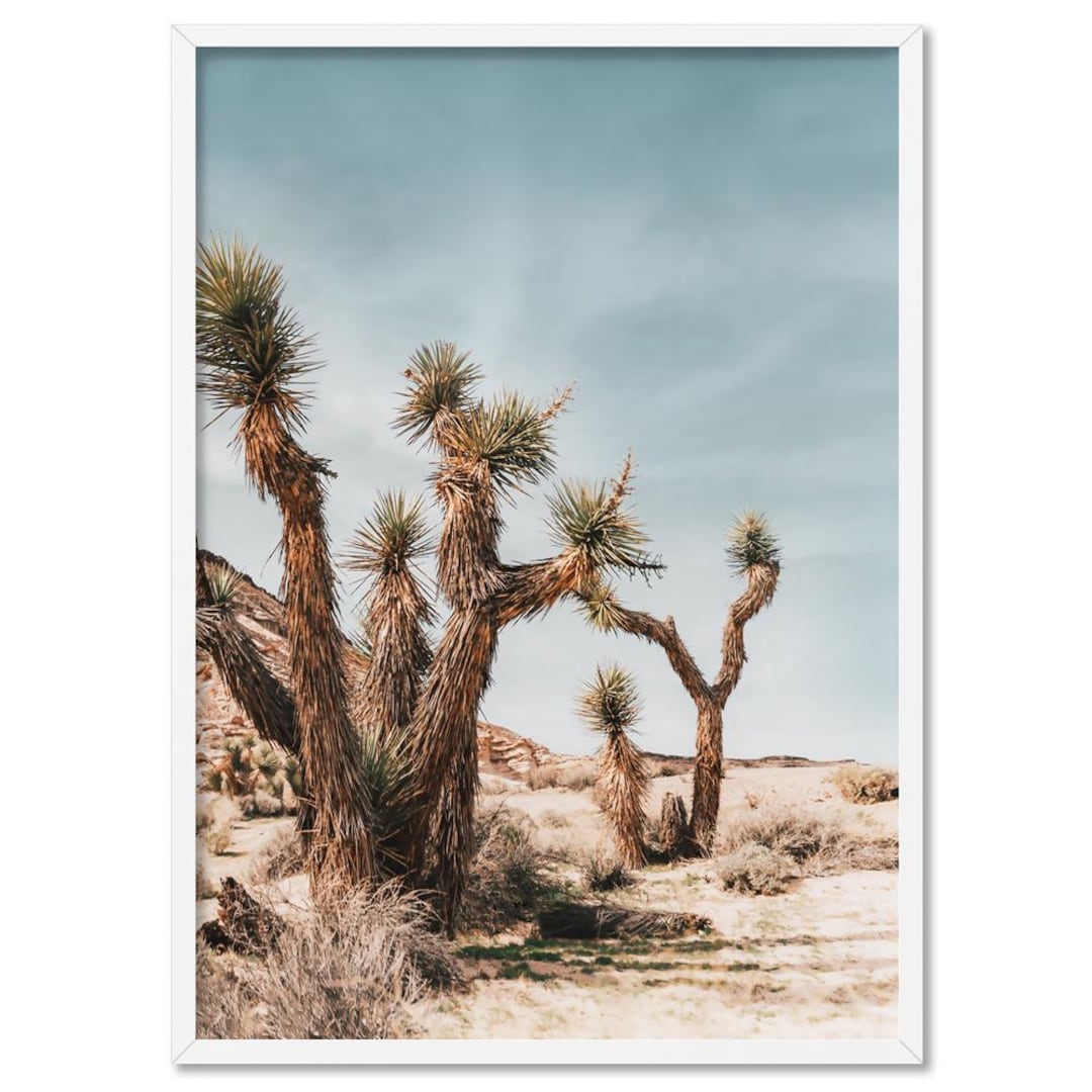 Joshua Trees Print. Desert Landscape Photography. South Western Decor ...